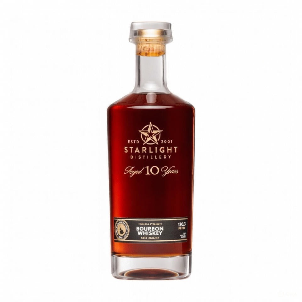 Starlight Distillery 10 Year Old Straight Bourbon Whiskey 120.3 Proof ...