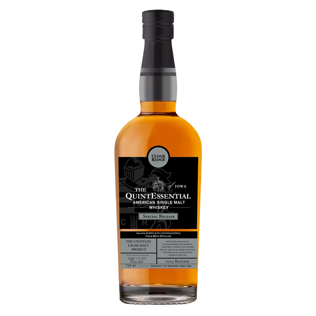 Cedar Ridge The QuintEssential American Single Malt Whiskey Special Re ...