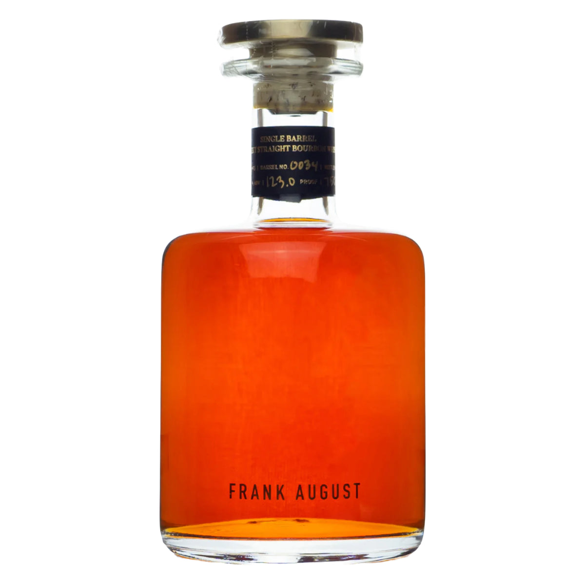 Frank August Single Barrel Kentucky Straight Bourbon – De Wine Spot ...
