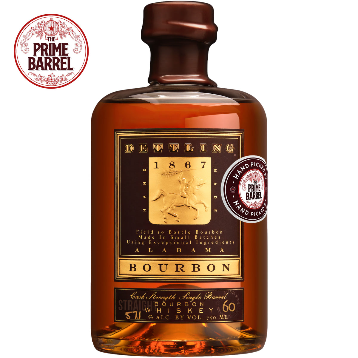 Dettling "The Bourbon Bistro" 60 Months Cask Strength Single Barrel Bo ...