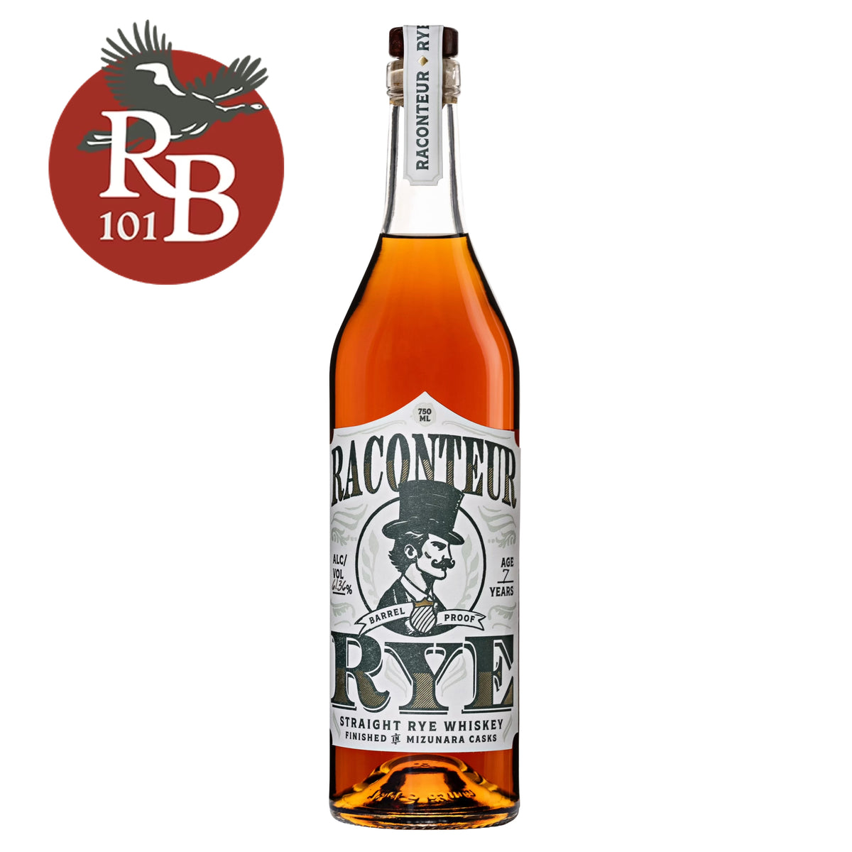 Raconteur Straight Rye Whiskey Finished in Mizunara Casks – De Wine ...