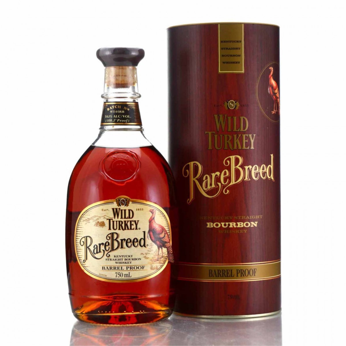 Wild Turkey Rare Breed Barrel Proof Kentucky Straight Bourbon Whiskey ...