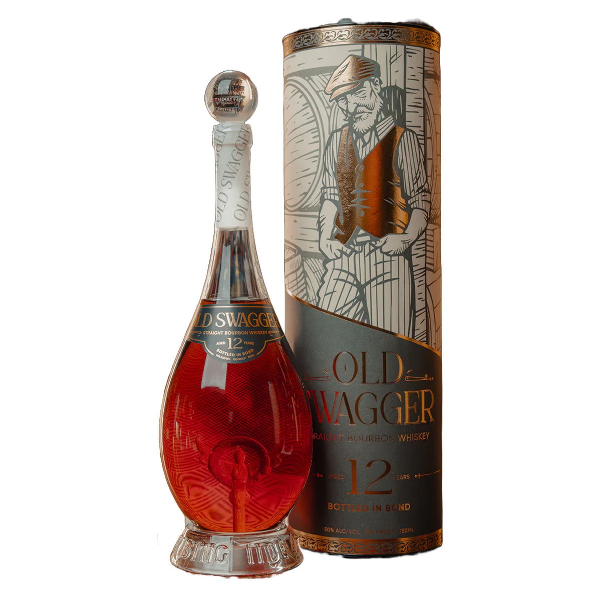 Rising Tide Spirits Old Swagger 12 Year Old Straight Bourbon – De Wine ...