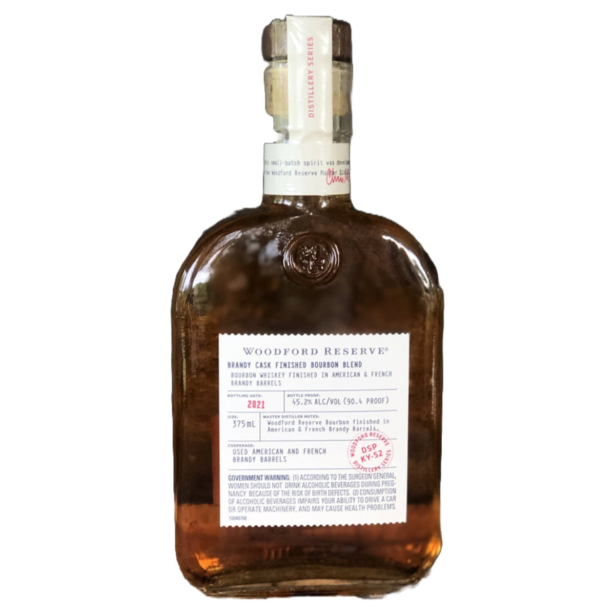 Woodford Reserve Brandy Cask Finished Bourbon Blend – De Wine Spot ...