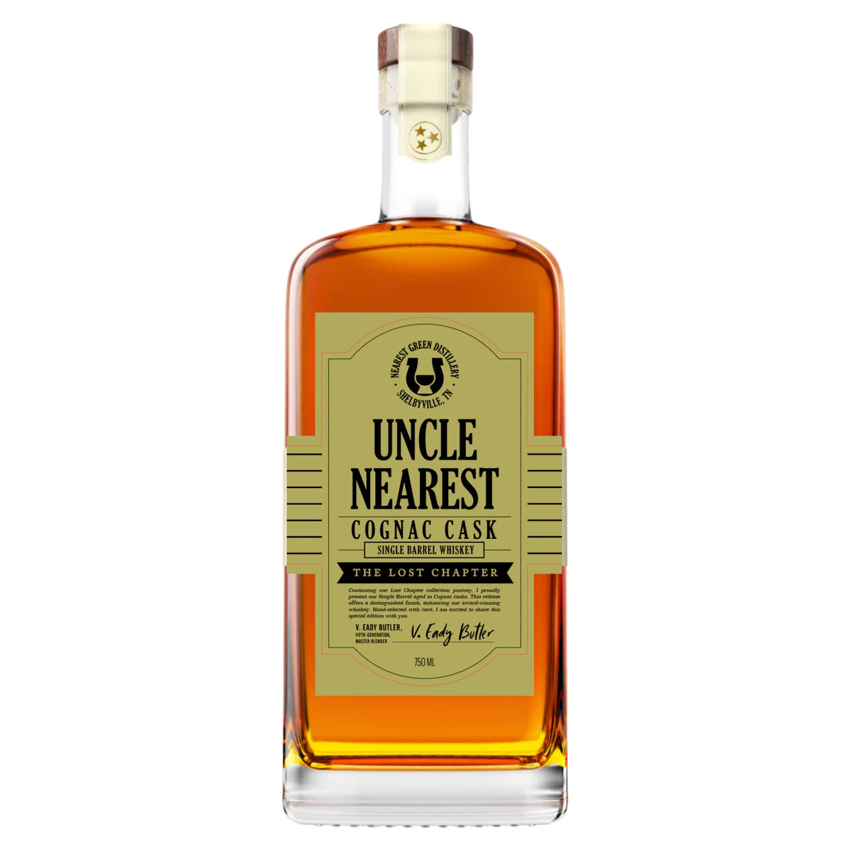 Uncle Nearest Cognac Cask Single Barrel The Lost Chapter Whiskey – De ...
