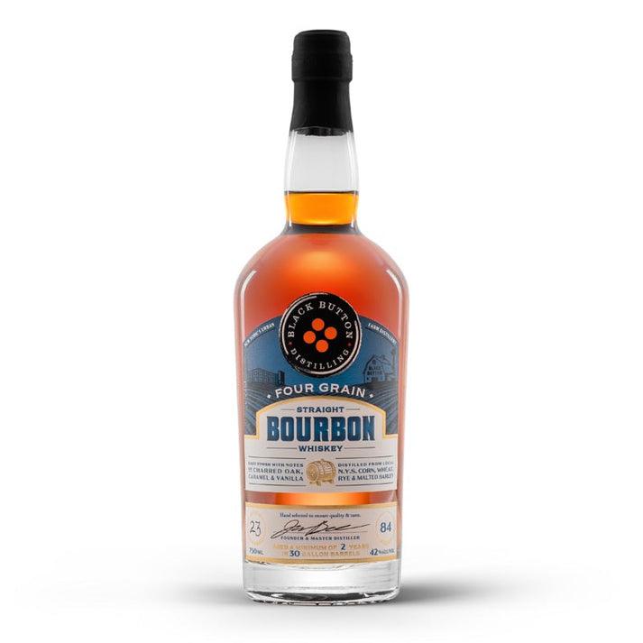 Black Button Distilling Four Grain Straight Bourbon – De Wine Spot ...