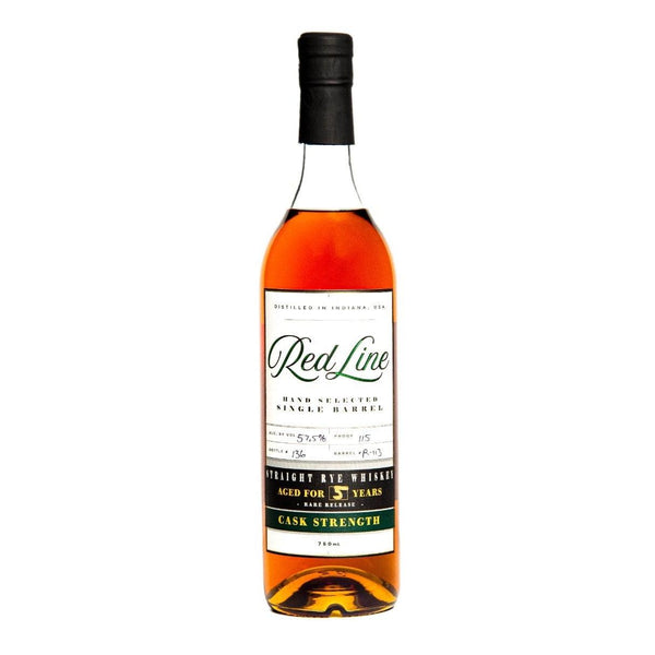 Red Line 5 Year Single Barrel Cask Strength Straight Rye – De Wine Spot ...
