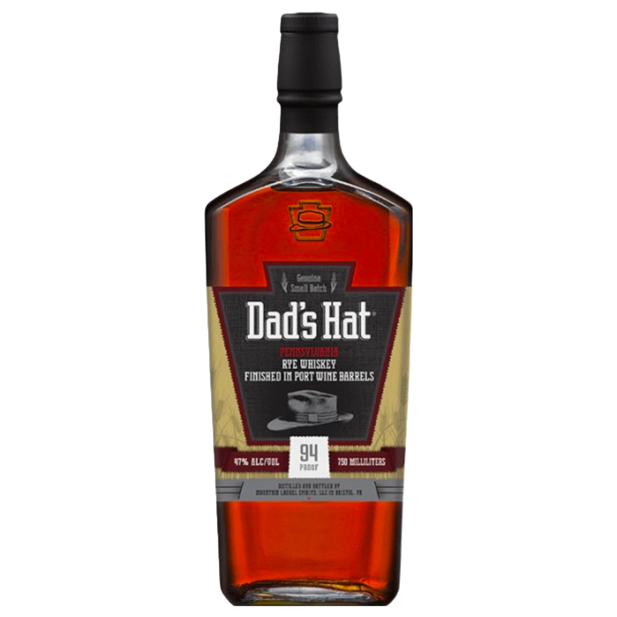 Dad's Hat Pennsylvania Rye Whiskey Port Cask Finished – De Wine Spot ...